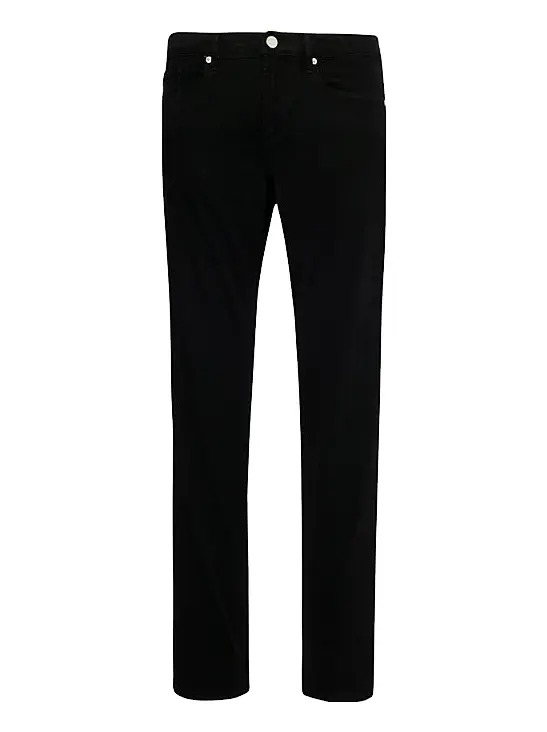 FRAME L'homme Slim Stretch-denim Jeans - Noir