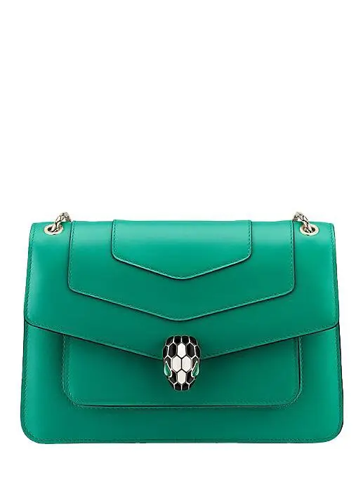 BVLGARI Serpenti Forever Cross-body Bag - Green