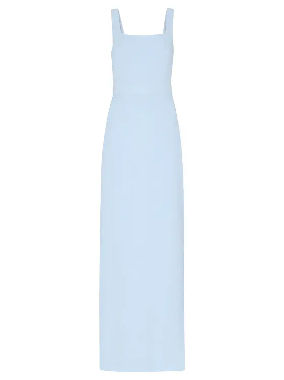 Whistles Stretch-woven Maxi Dress - Pale Blue
