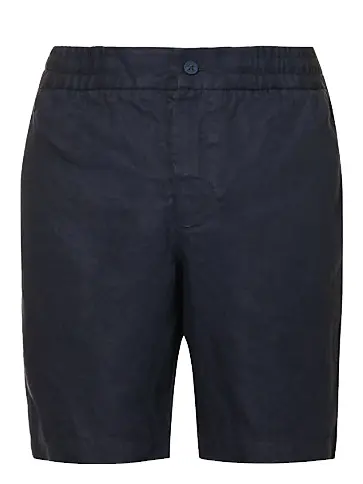 Orlebar Brown Regular-fit Linen Shorts - Night Iris