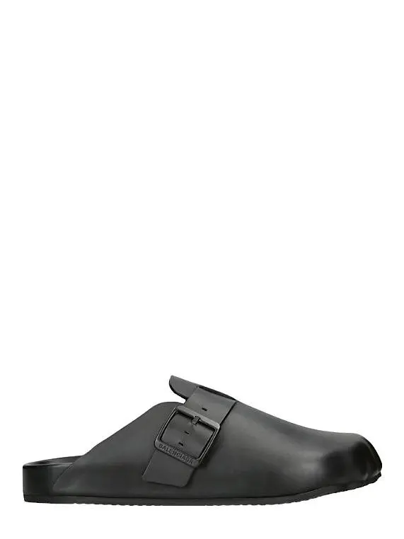 Balenciaga Sunday Leather Mules - Black