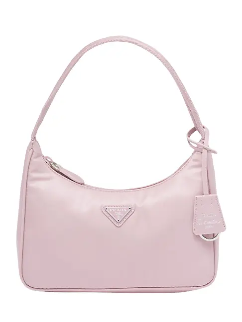 Prada Re-nylon Shoulder Bag - Pink
