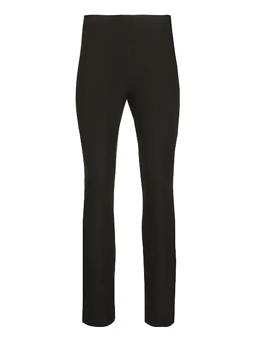 Vince Cropped Straight-leg Mid-rise Trousers - Black