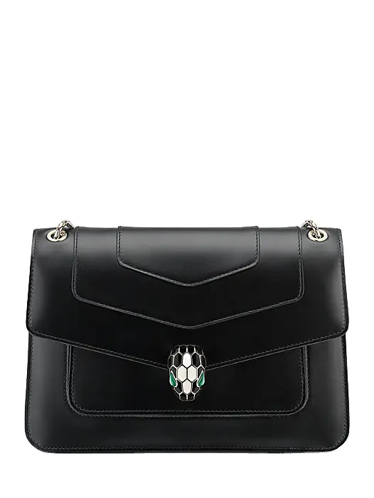 BVLGARI Serpenti Forever Cross-body Bag - Black