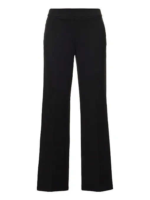 Spanx Perfectfit Ponte Wide Leg Trousers - Classic Black