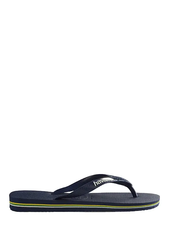Havaianas Brazil Logo Flip-flops - Navy Blue