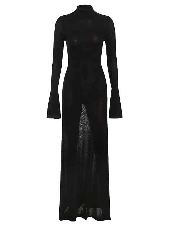 House Of Cb Sancha Backless Maxi Dress - Black