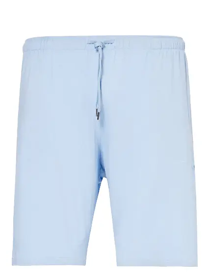 Derek Rose Basel Relaxed-fit Stretch-woven Pyjama Shorts - French