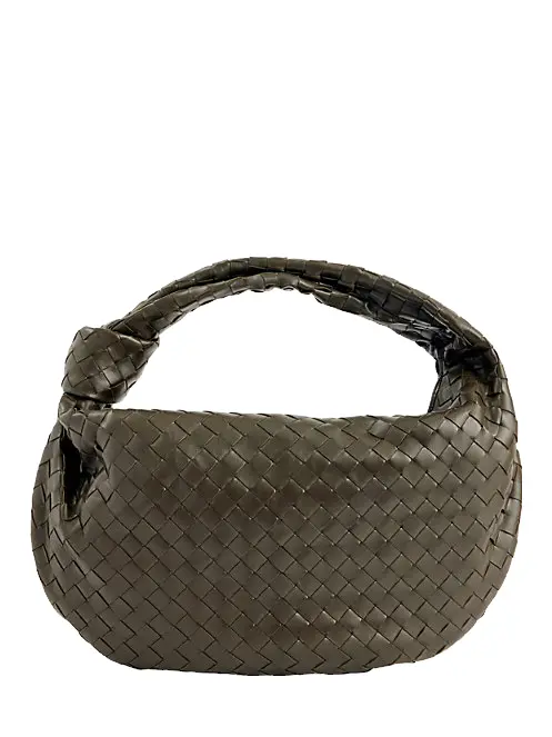 Bottega Veneta Small Jodie Top-handle Bag - Kaki-gold