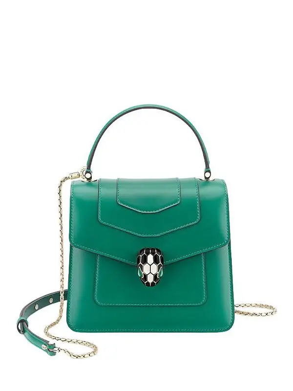 BVLGARI Serpenti Forever Top-handle Bag - Green
