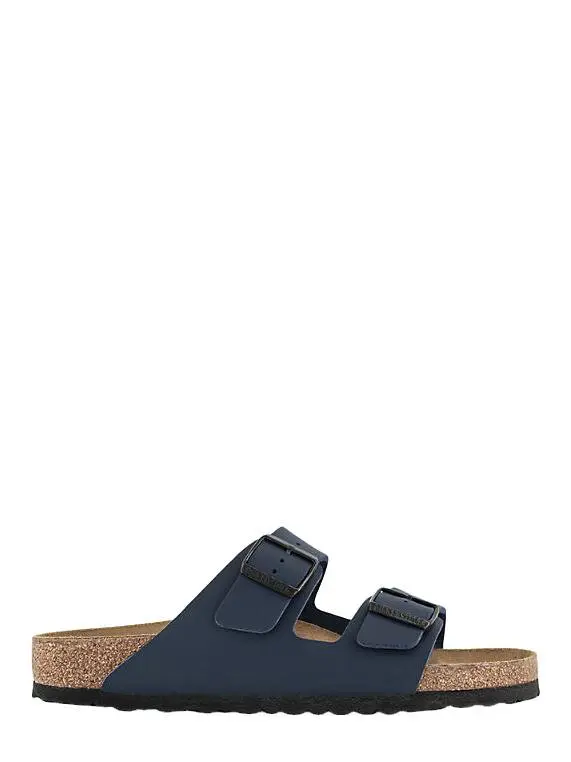 BIRKENSTOCK Arizona Double-strap Leather Sandals - Blue Birko Flor