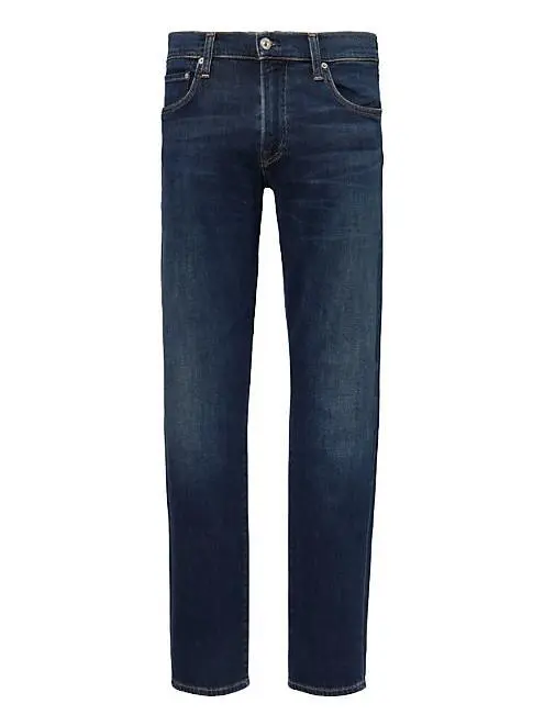 Citizens Of Humanity London Slim-fit Tapered-leg Mid-rise Jeans - Prospect (md/dk Indigo)