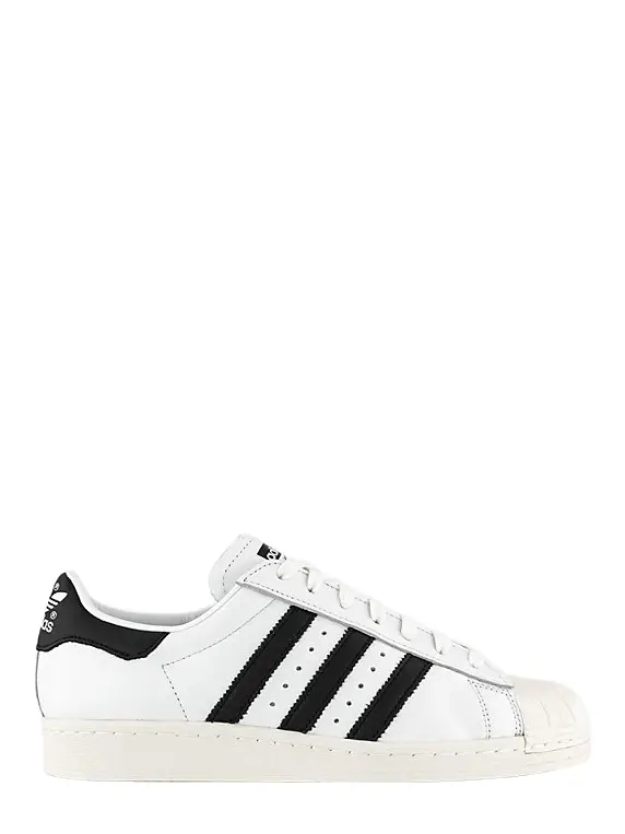 Adidas Superstar 82 Leather Low-top Trainers - White Core Black Off Whi