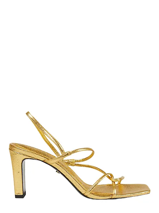 Sandro Faye Strappy Heeled Sandals - Naturels