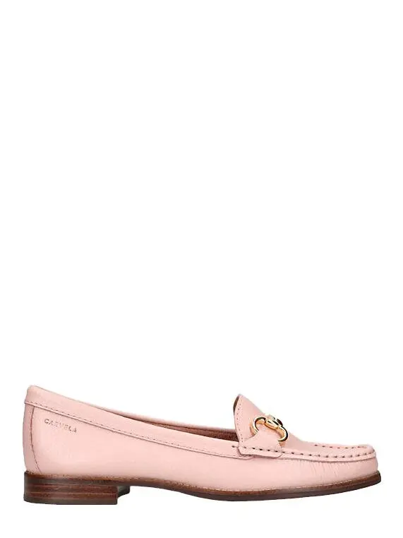 Carvela Horsebit-chain Leather Loafers - Pink