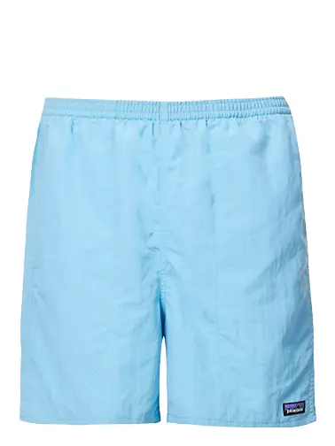 Patagonia Brand-patch Woven Shorts - Lago Blue