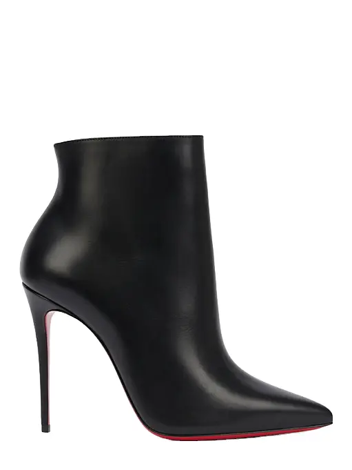 CHRISTIAN LOUBOUTIN So Kate 100 Leather Heeled Ankle Boots - Black