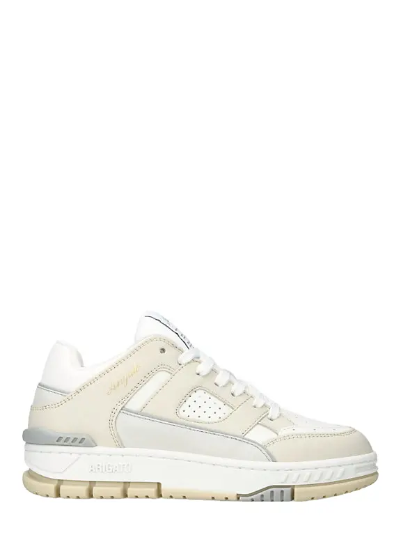 Axel Arigato Area Leather And Polyester Low-top Trainers - Beige Comb