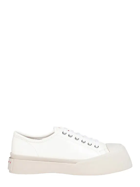 Marni Pablo Platform-sole Leather Low-top Trainers - Lily White