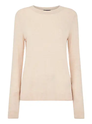 Whistles Slim-fit Metallic-knitted Jumper - Ivory