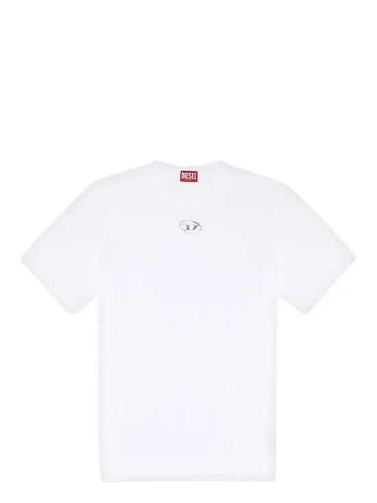DIESEL® T-just-od Logo-plaque Cotton-jersey T-shirt - 100