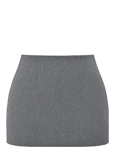 House Of Cb Jessamine A-line Mini Skirt - Grey