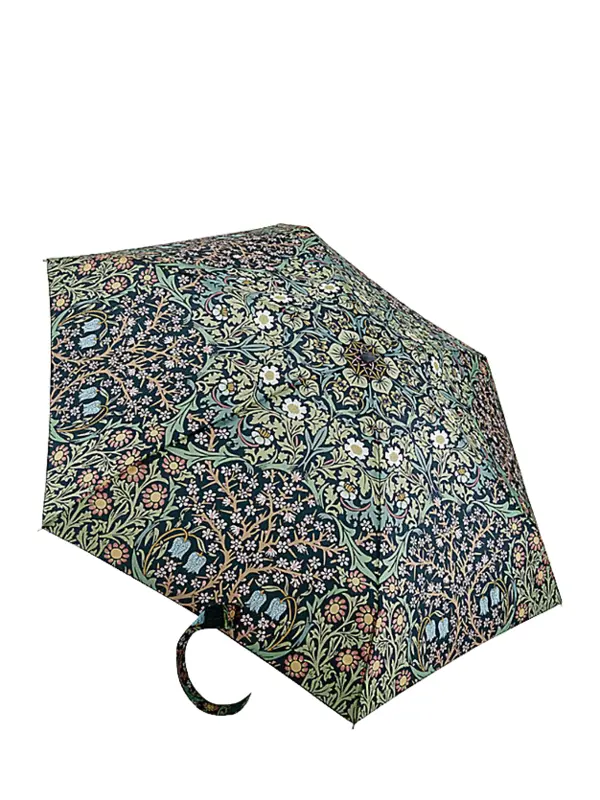 FULTON X Morris & Co Floral-print Umbrella - Blackthorn