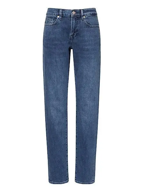 FRAME L'homme Slim Straight-leg Stretch-denim Jeans - Baja Cali