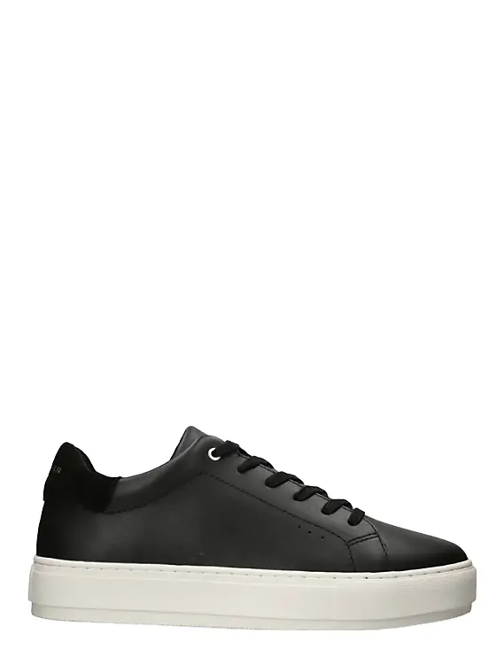 Kurt Geiger Laney2 Foil-logo Leather Low-top Trainers - Black