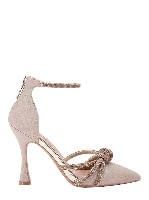 Kurt Geiger Ava Knot-embellished Heeled Sandals - Gold