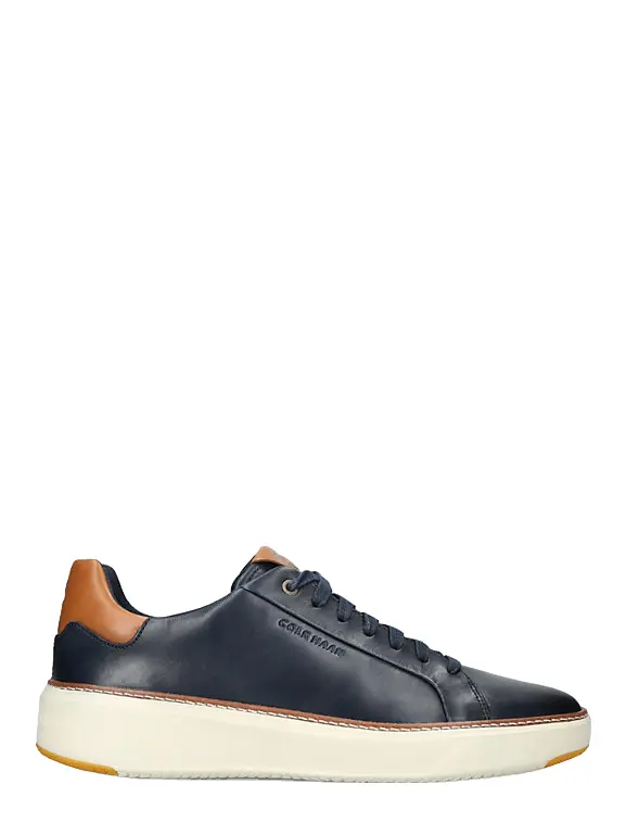 Cole Haan Grandprø Topspin Leather Low-top Trainers - Blue/dark