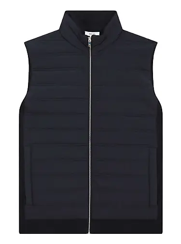 REISS Padded Gilet - Navy