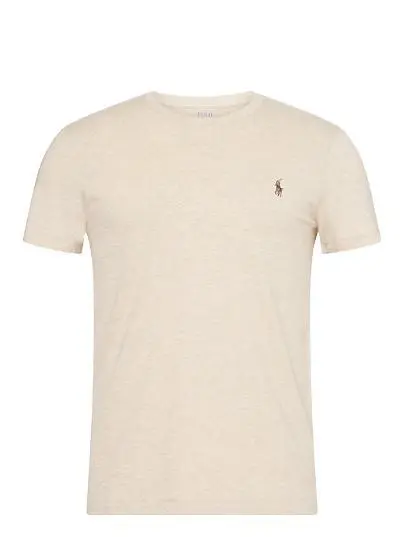 Polo Ralph Lauren Logo-embroidered Regular-fit Cotton-jersey T-shirt - Expedition Heather