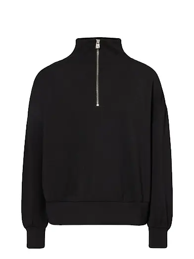 Varley Hawley Funnel-neck Sweatshirt - Black