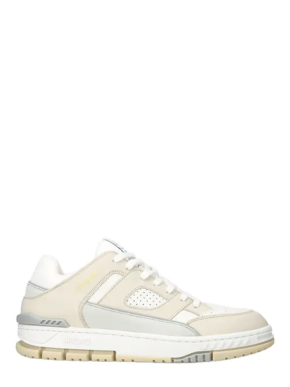 Axel Arigato Area Leather And Mesh Low-top Trainers - Cream Comb