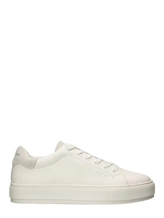 Kurt Geiger Laney2 Foil-logo Leather Low-top Trainers - White