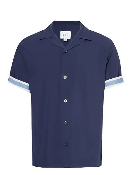 CHE Valbonne Relaxed-fit Woven Shirt - Navy