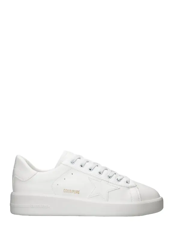 Golden Goose Pure Star Star-embroidered Low-top Sneakers - White