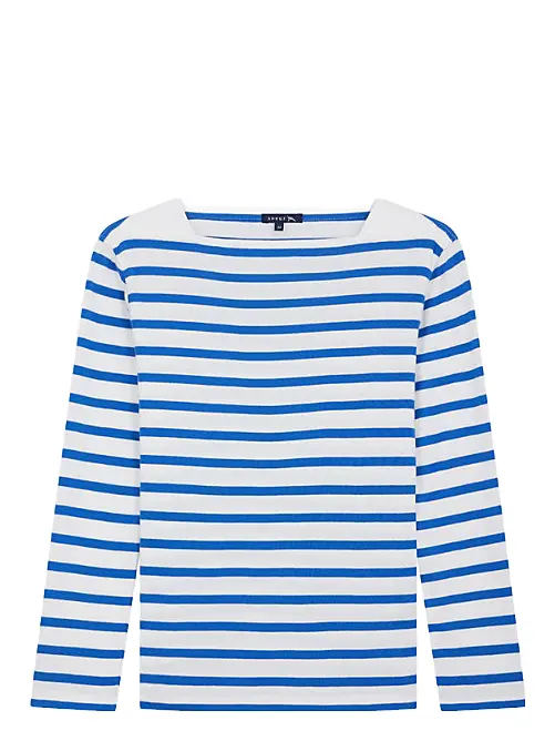 Soeur Katy Stripe Cotton T-shirt - Print