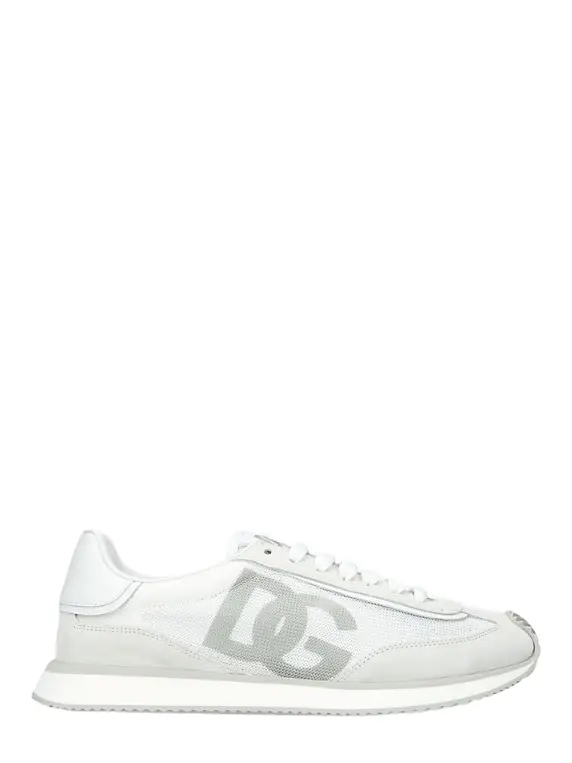 Dolce & Gabbana Aria Branded Trainers - White