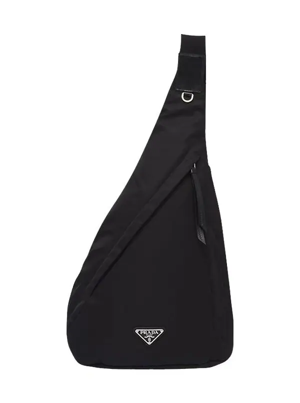 Prada Re-nylon And Leather Backpack - Black