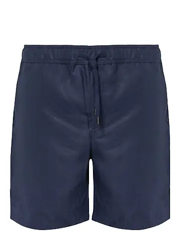 Derek Rose Sydney Drawstring-waist Linen Shorts - Navy
