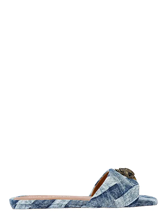 Kurt Geiger Kensington Eagle-head Sandals - Denim