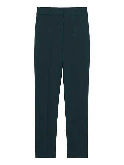 REISS Gabi Slim-leg Trousers - Teal