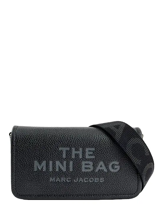 Marc Jacobs The Mini Leather Crossbody Bag - Black