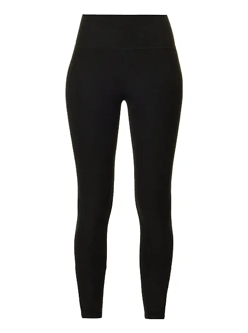 Vuori Elevation High-rise Polyester-blend Leggings - Black Heather