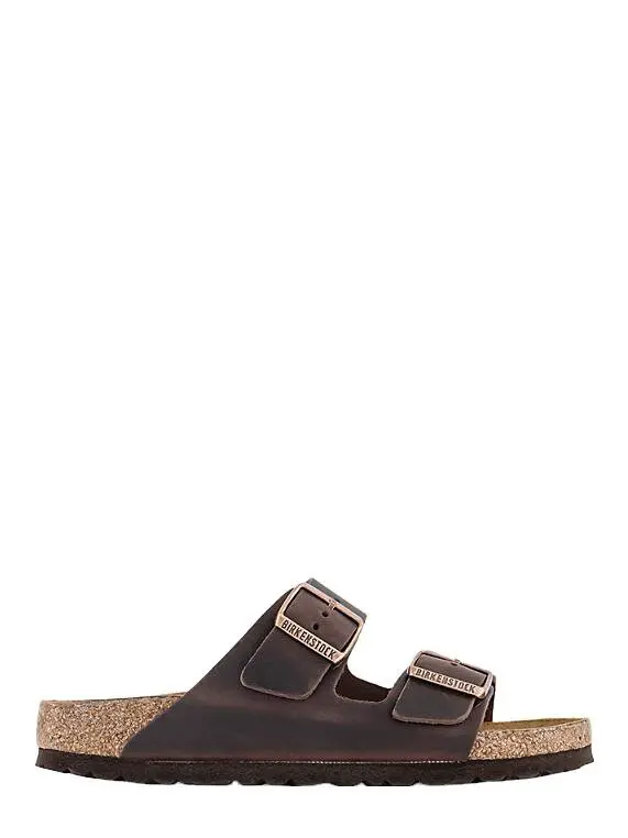 BIRKENSTOCK Arizona Two-strap Leather Sandals - Habana