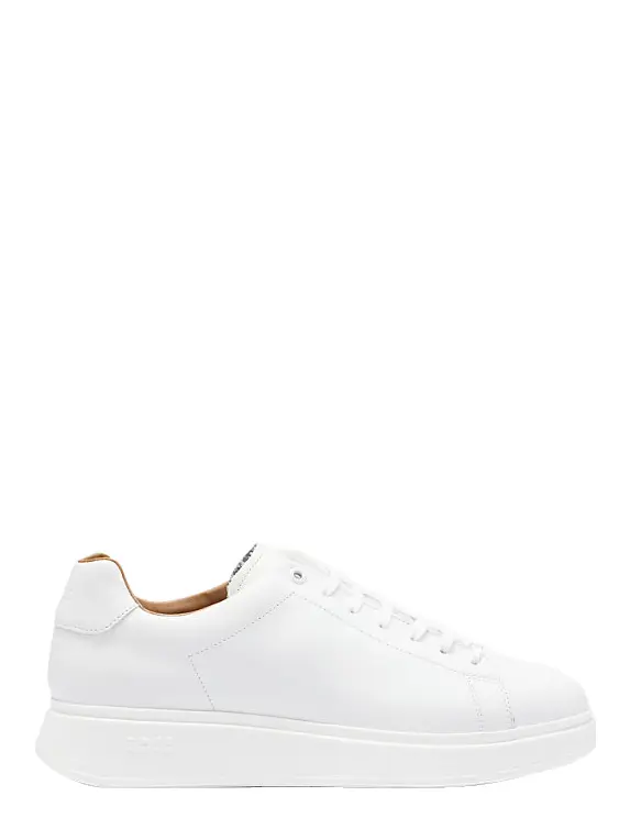 BOSS Leather Low-top Trainers - White