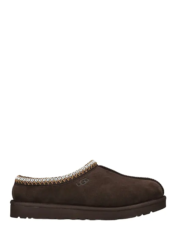 UGG Tasman Contrast-stitch Suede Slippers - Brown/oth