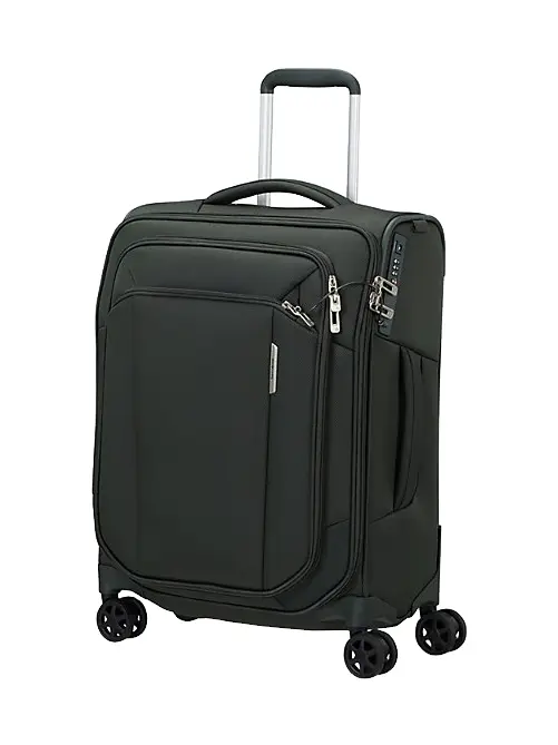 SAMSONITE Respark Spinner Cabin Suitcase 55cm - Forest Green